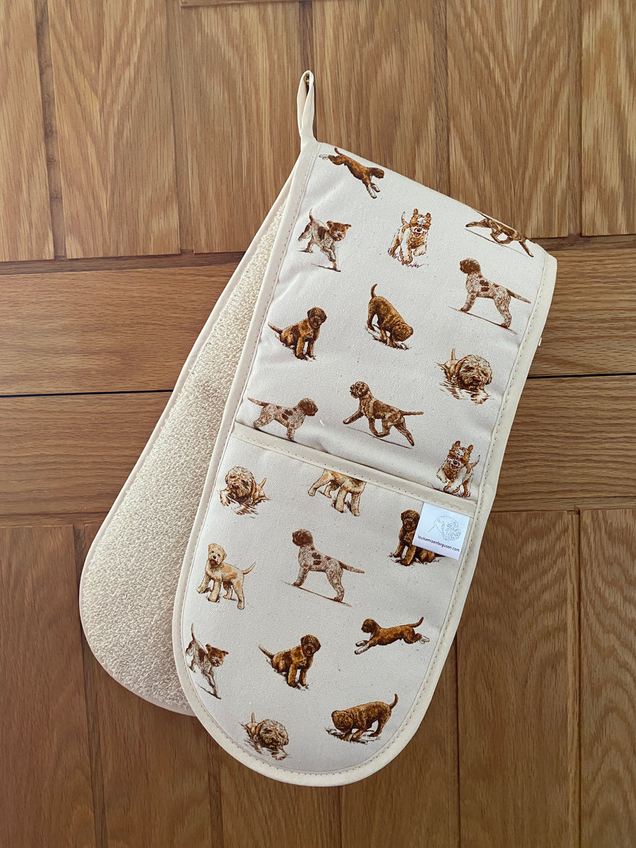 Linen Lagotto Oven Gloves – Louise Mizen Ferguson