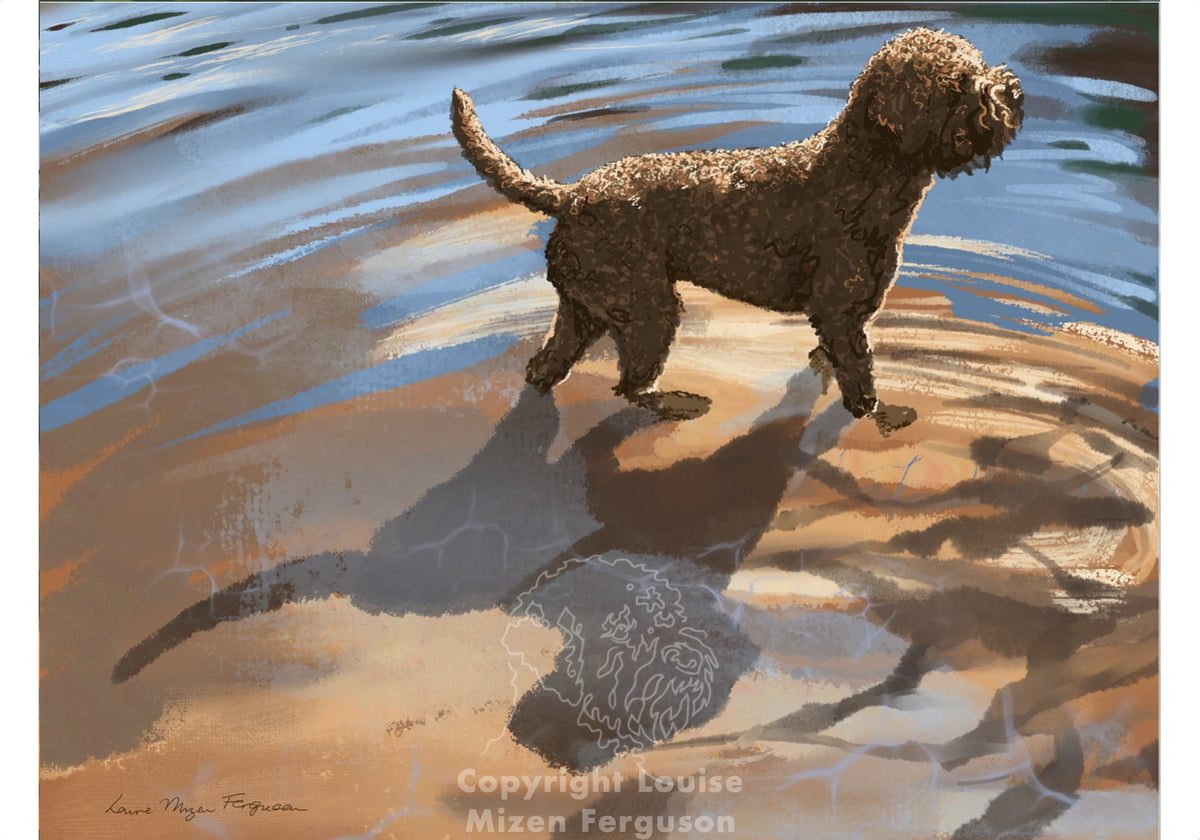 Lake Dog - Limited Edition Print – Louise Mizen Ferguson
